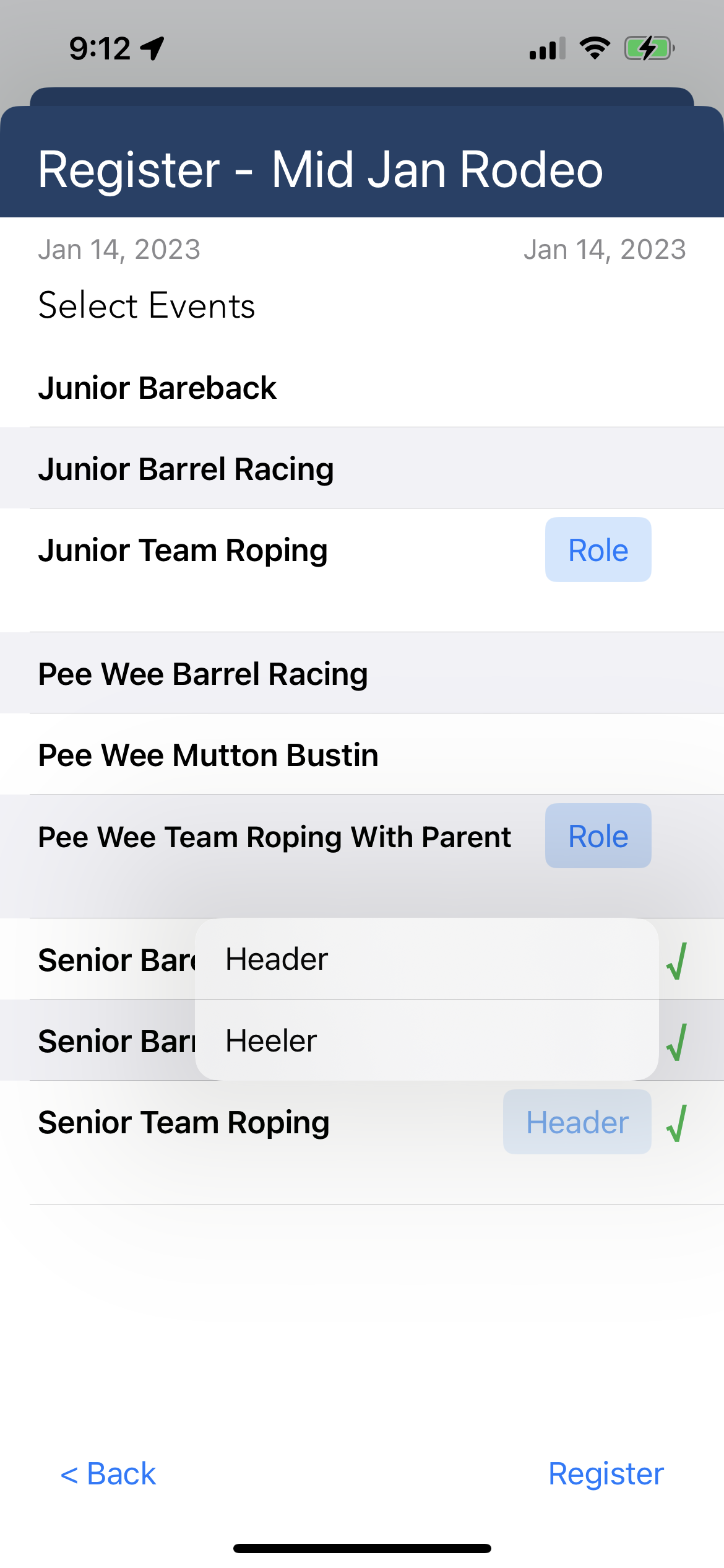 Competitors: Entering Competitions - RodeoReady