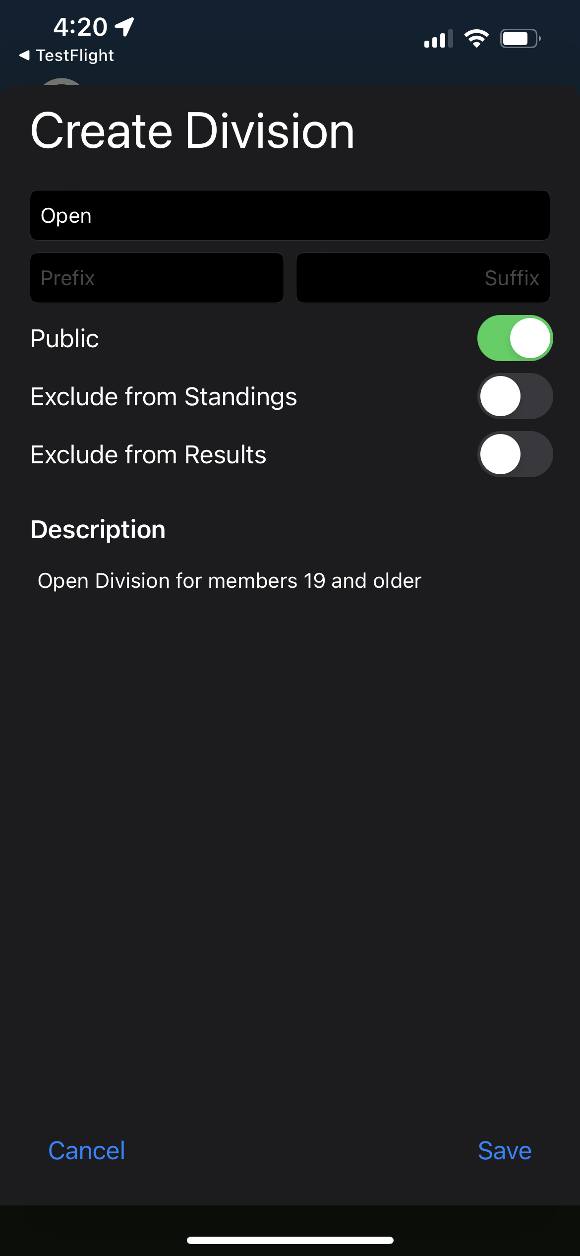 Admin Continuing Setup Divisions Rodeoready