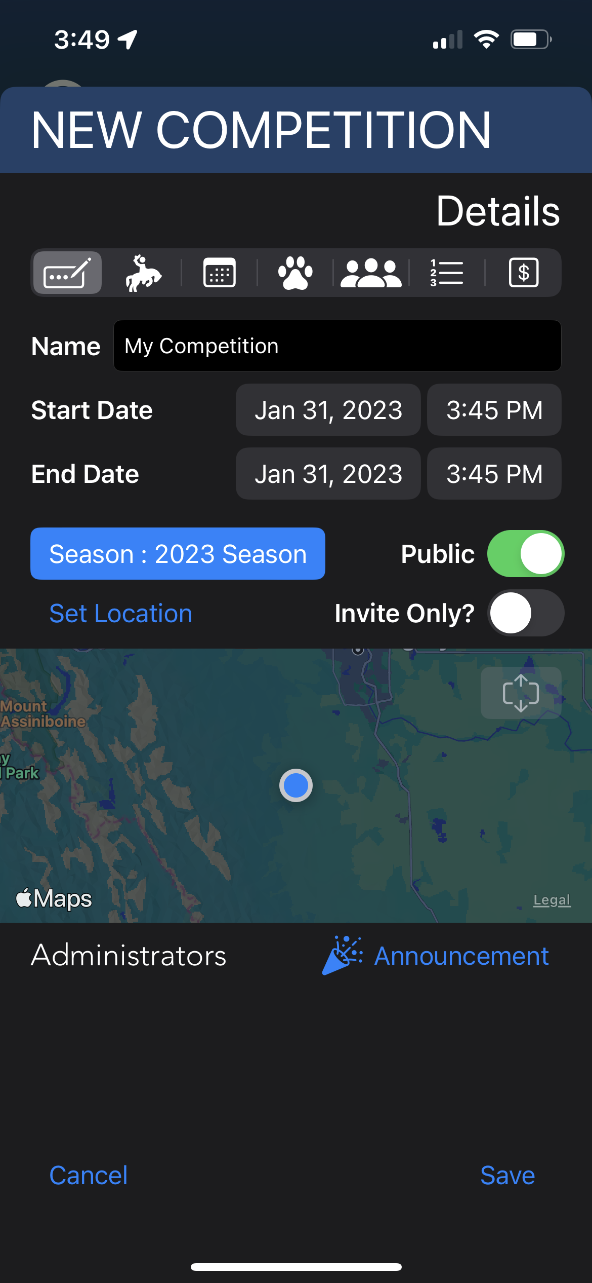Admin: Creating a Competition - RodeoReady