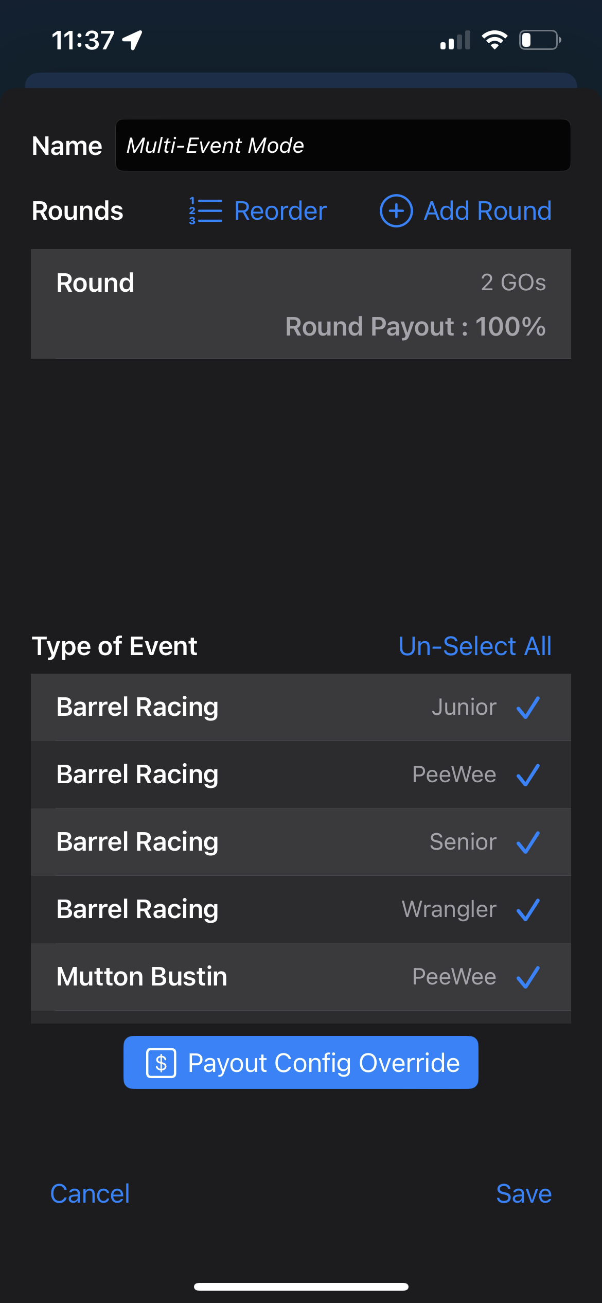 Advanced: 2 Go Rodeo Draw - RodeoReady